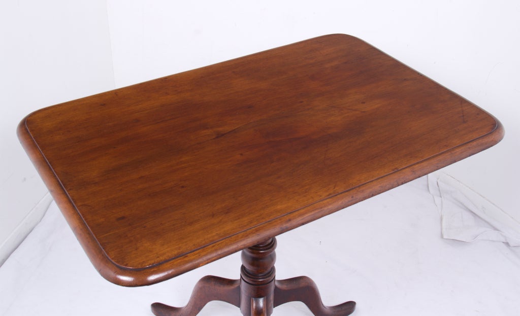 Regency Mahogany Tea Table at 1stDibs