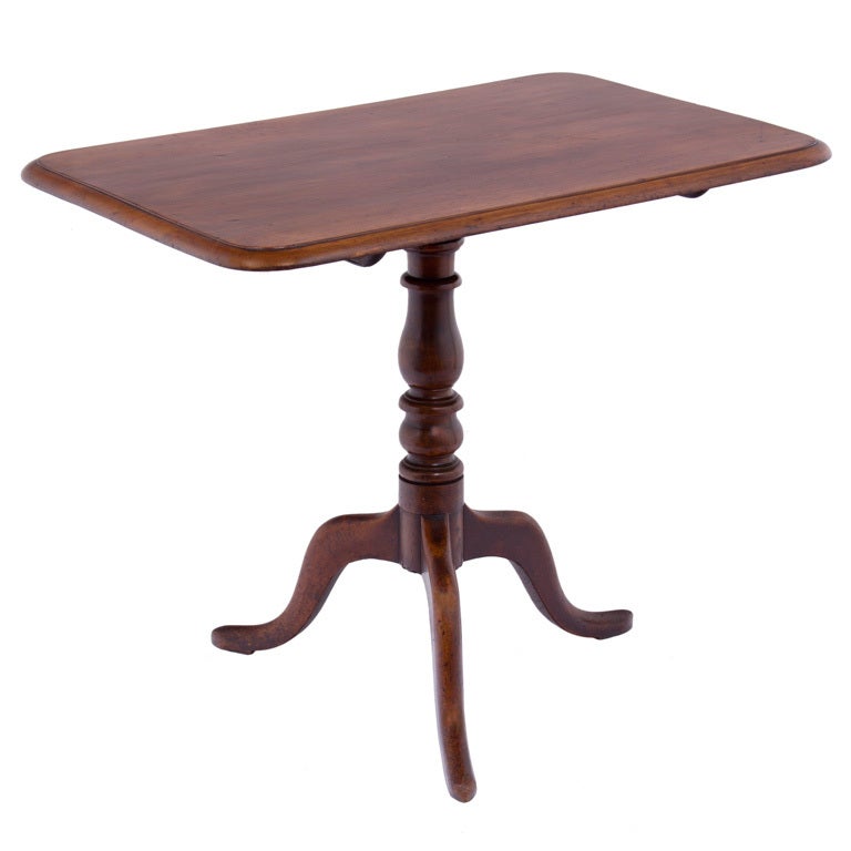 Regency Mahogany Tea Table at 1stDibs
