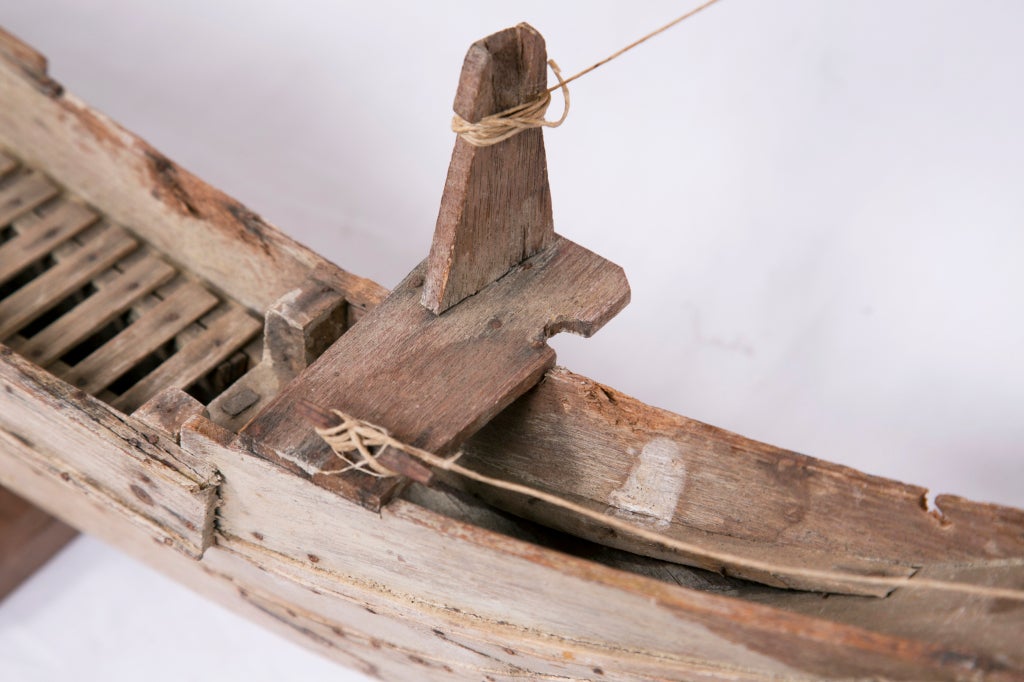 Large Vintage Model of a Dhow at 1stDibs