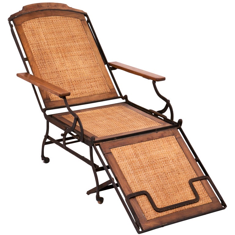 Folding Campaign Chair, circa 1900 at 1stDibs