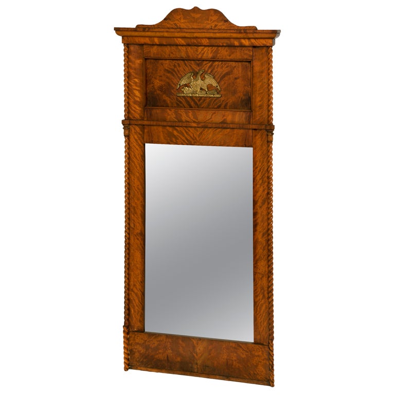 American Curly Maple Mirror at 1stDibs