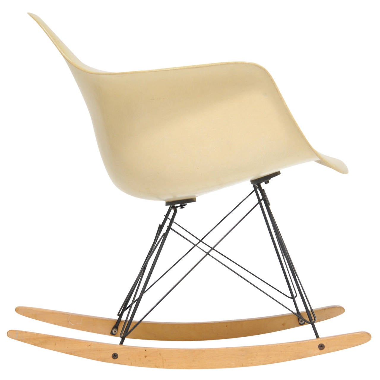 Early Production Eames Rar Rocker for Herman Miller at 1stDibs
