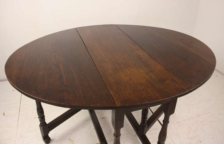 Period Oak English Gateleg Table at 1stDibs