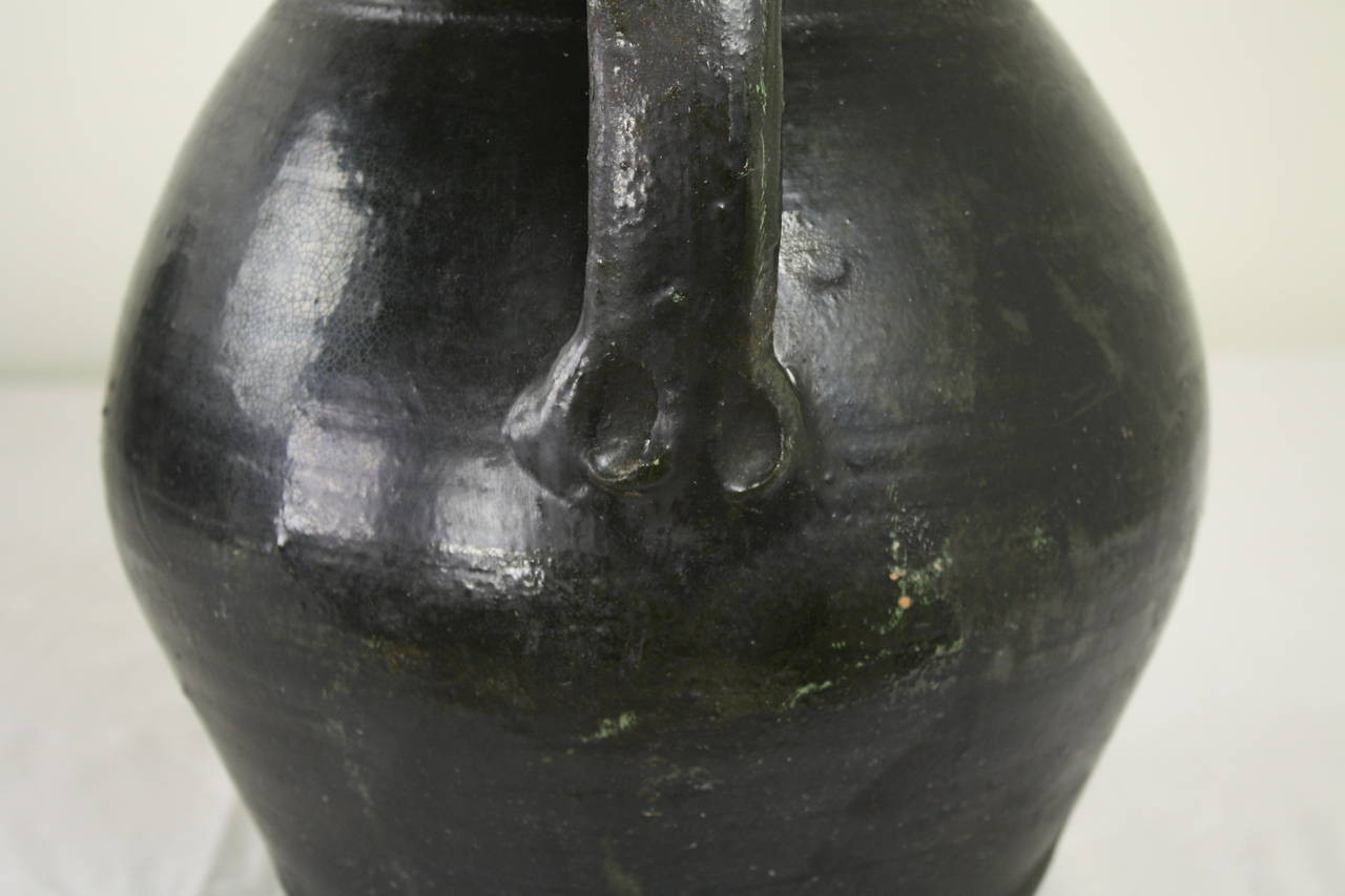 Three Antique Black Rustic Romanian Pots at 1stDibs | romanian pottery ...