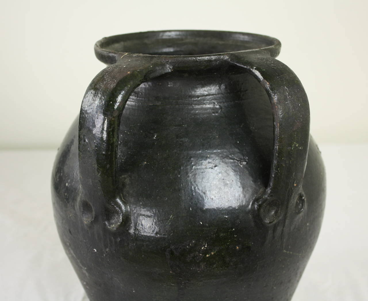 Three Antique Black Rustic Romanian Pots at 1stDibs | romanian pottery ...