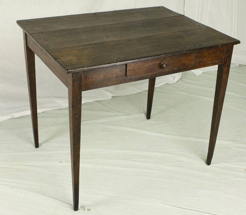 Antique French Small Chestnut Desk at 1stDibs