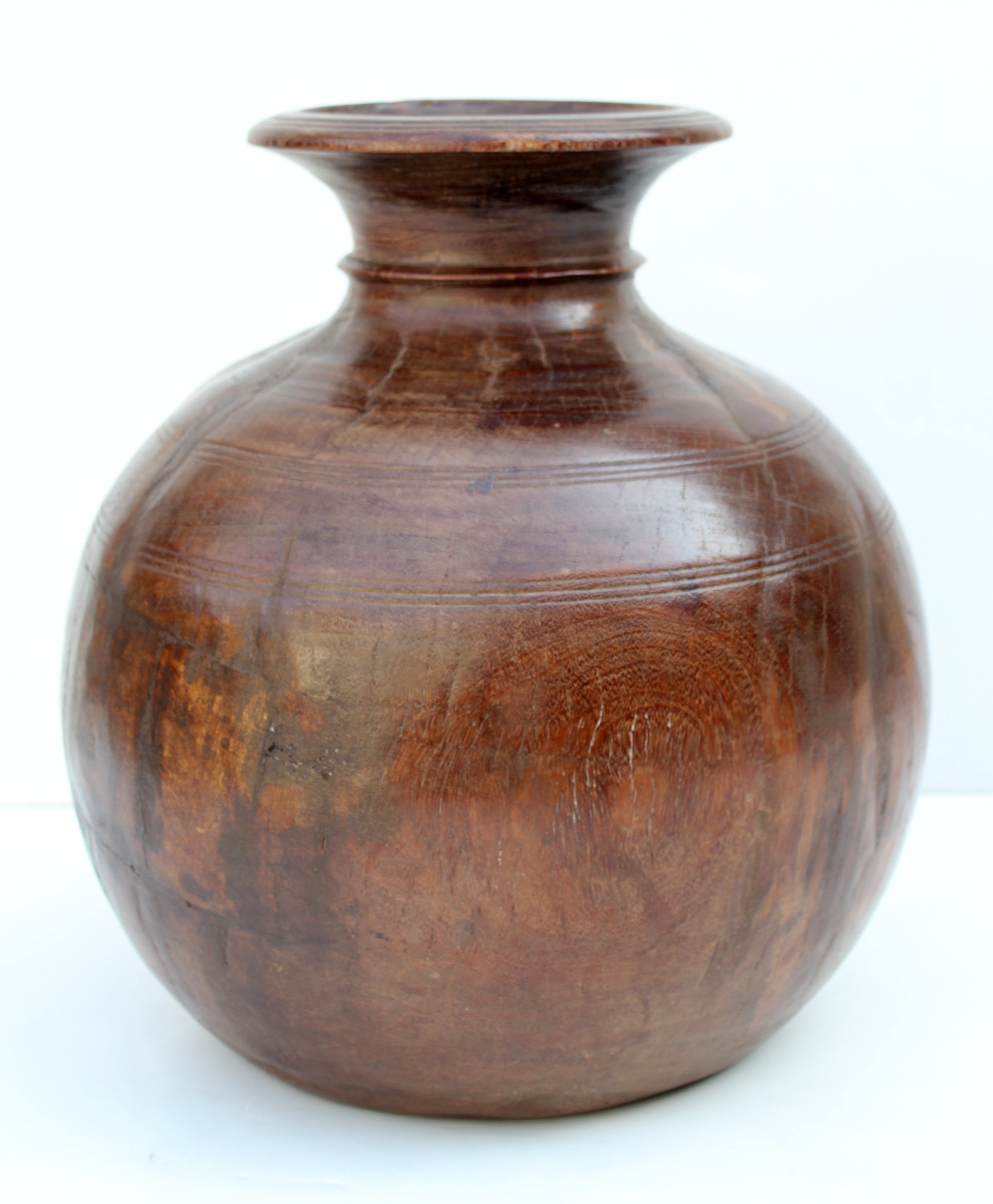 Large Hand Turned Wood Vase at 1stDibs | hand turned vase