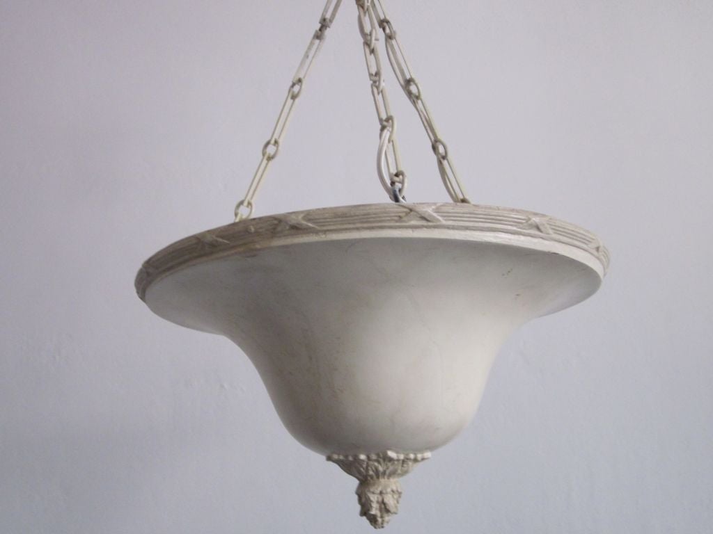 Plaster Ceiling Fixture / Pendant from the Astor Hotel. at 1stDibs