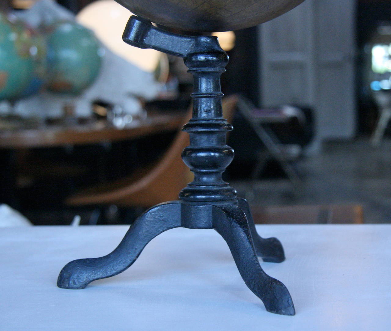 19th Century Italian Ceramic Globe at 1stDibs | 19th century globe