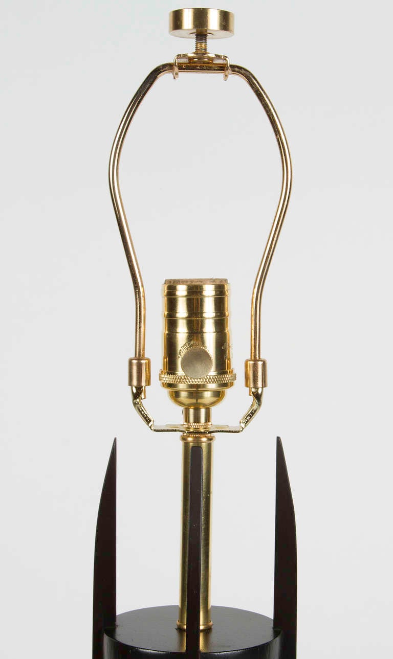 Pair of Sculptural Modeline Table Lamps at 1stDibs