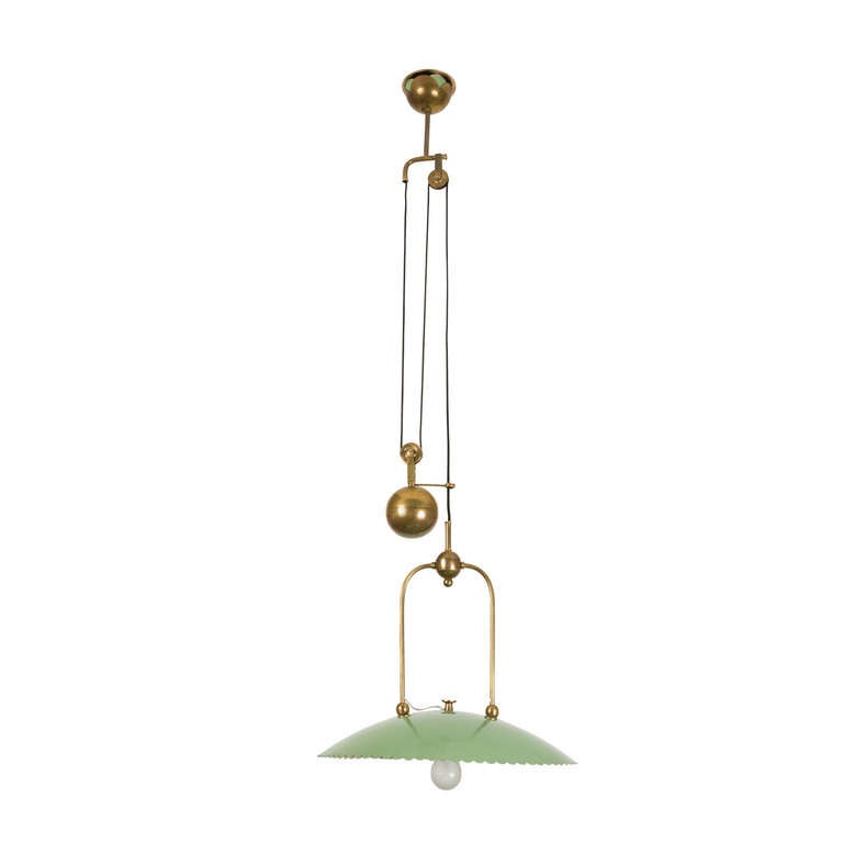 Italian Pulley Lamp at 1stDibs