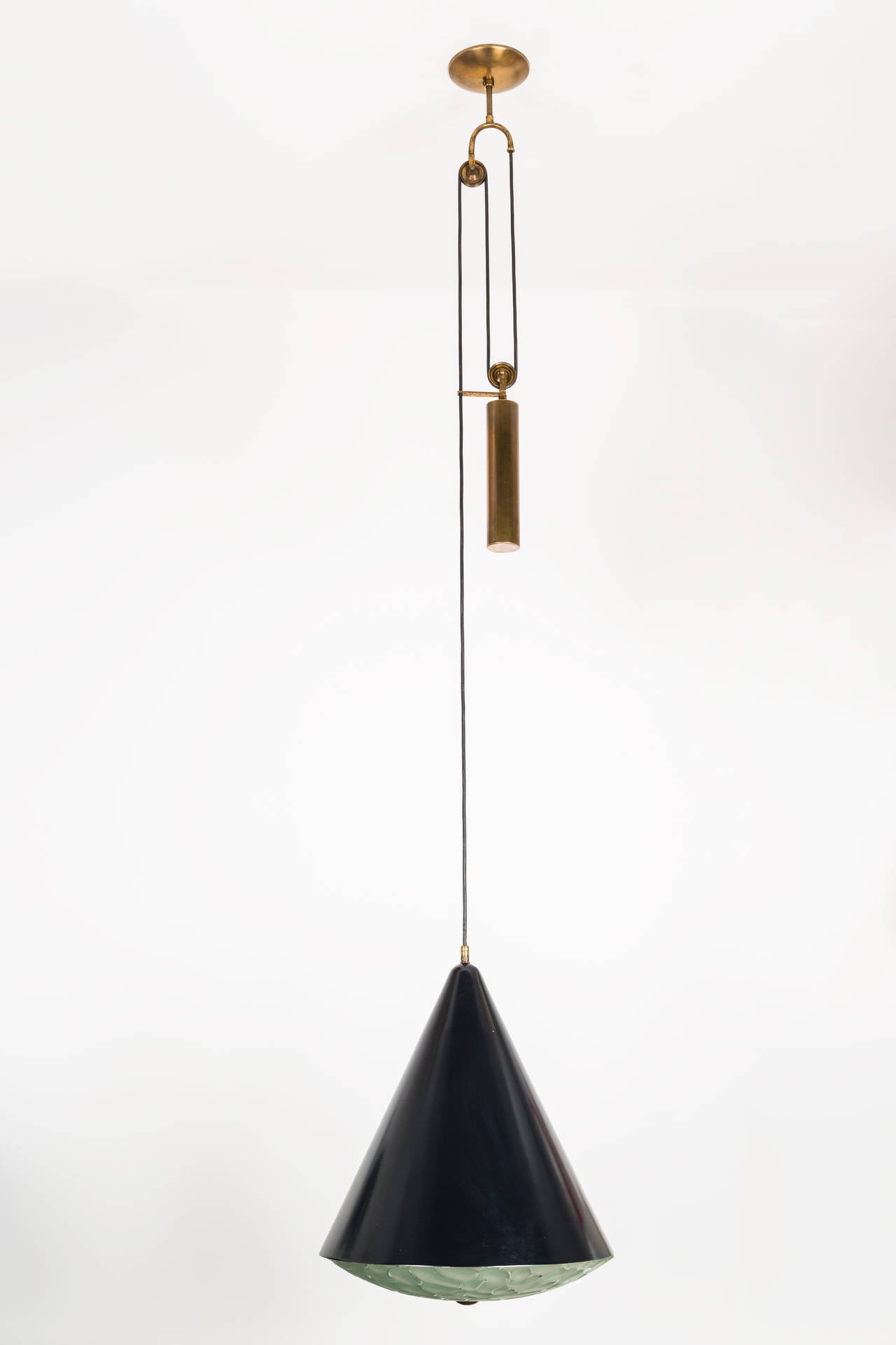 Large Italian Pulley Pendant at 1stDibs