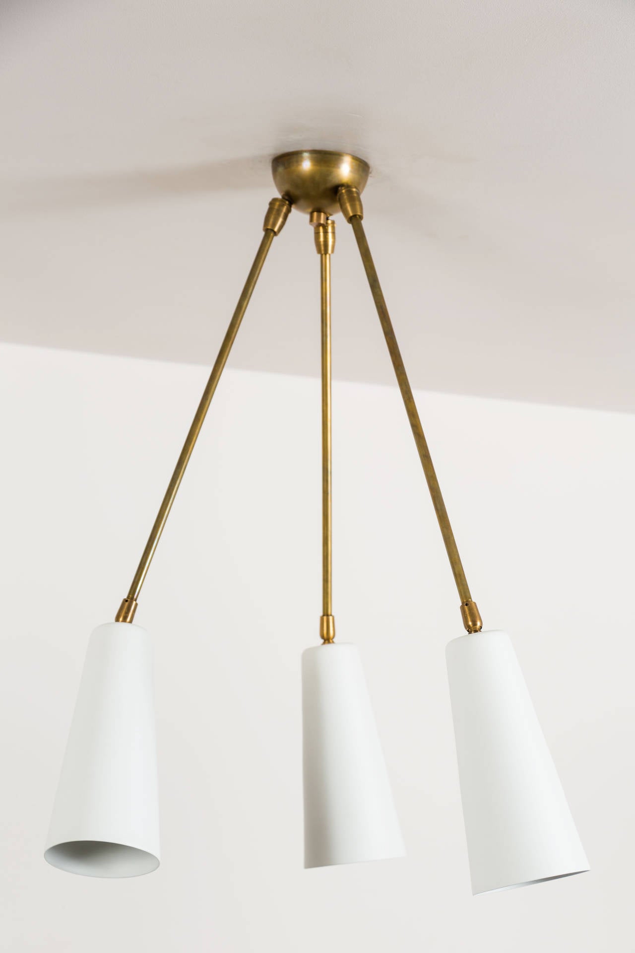 Disderot Three Arm Ceiling Light at 1stDibs