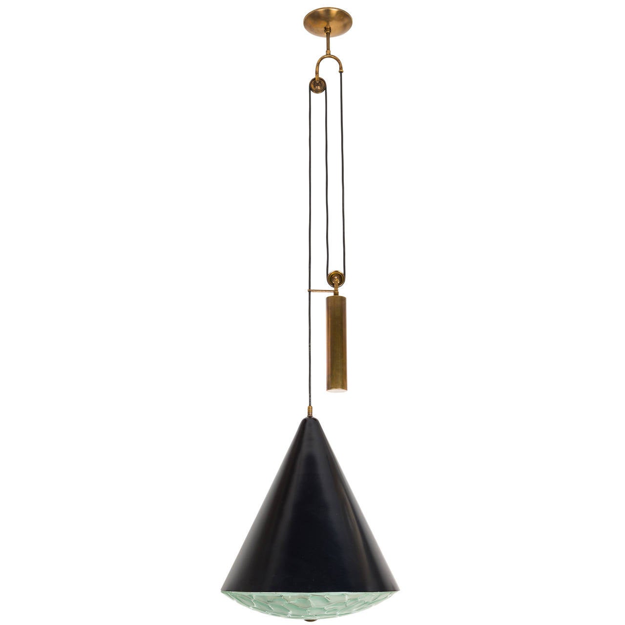 Large Italian Pulley Pendant at 1stDibs