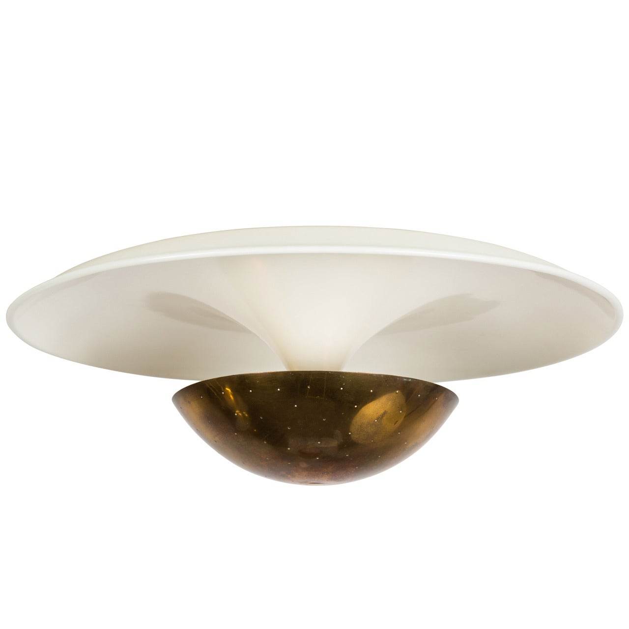 Gino Sarfatti Ceiling Light at 1stDibs