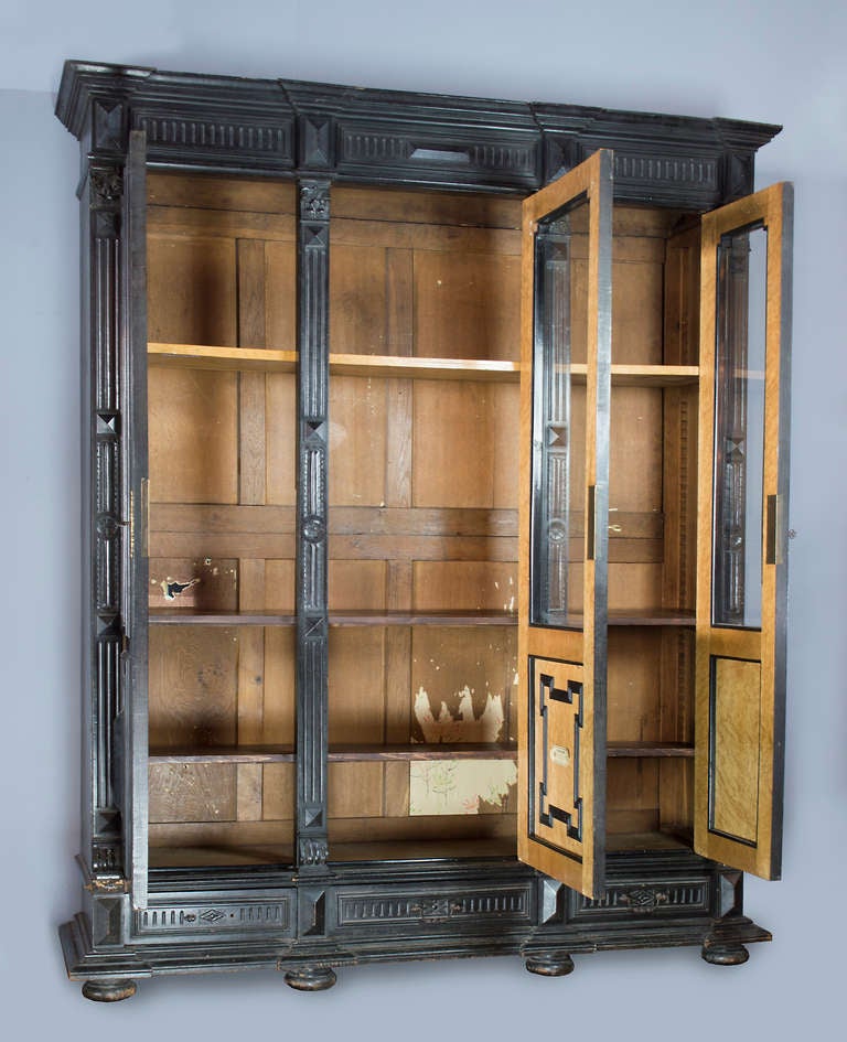 Exceptional French Library Bookcase at 1stDibs