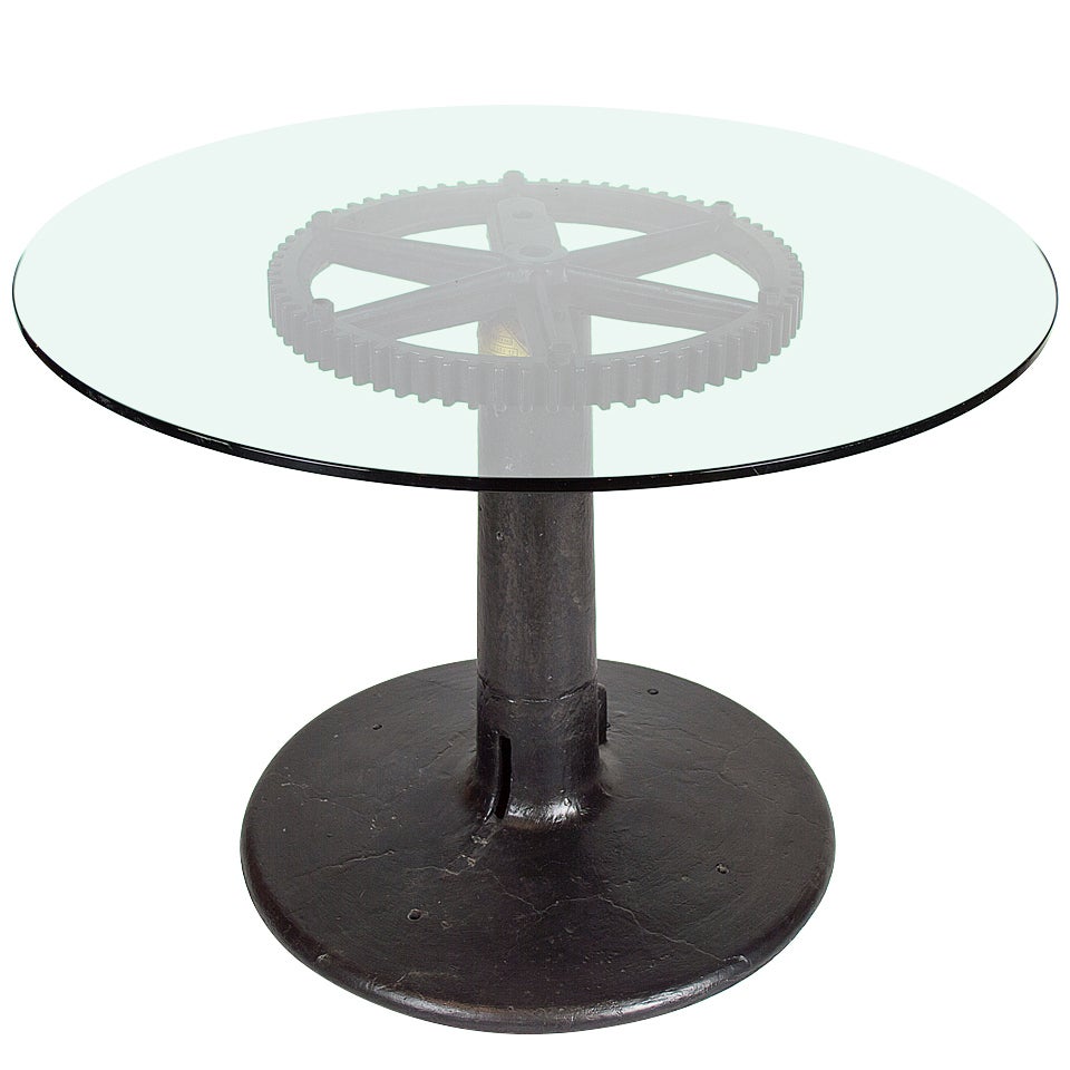 Parisian Industrial Dining Table at 1stDibs