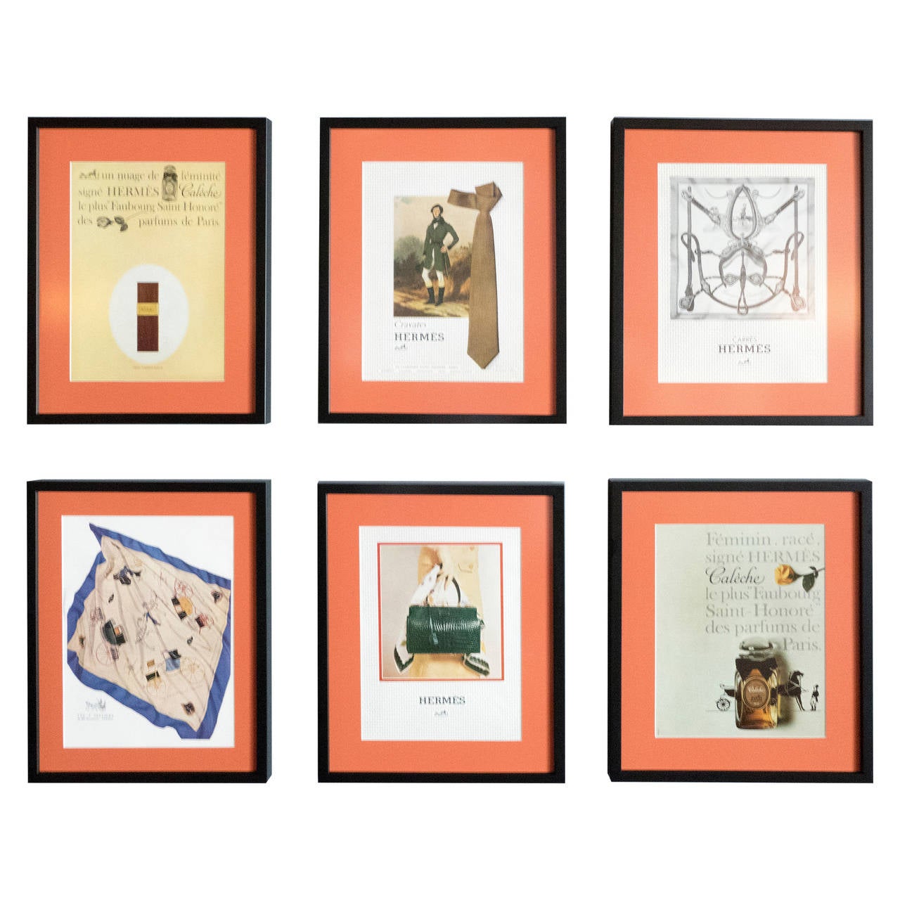 Set of Six Hermes Prints at 1stDibs