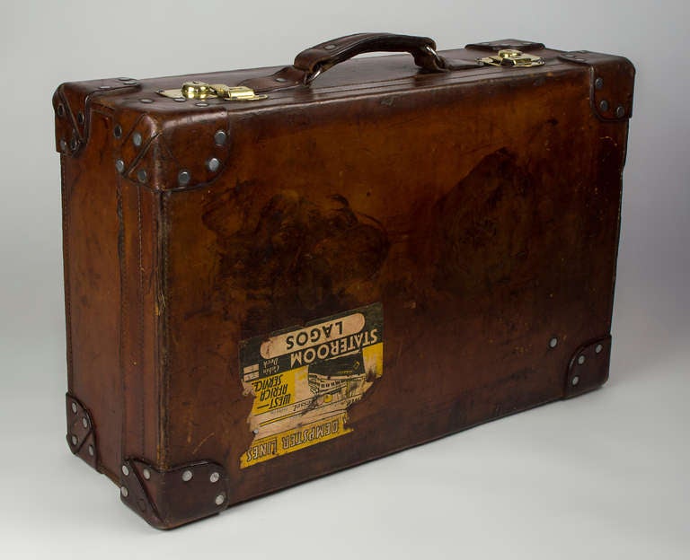 Leather Suitcase at 1stDibs