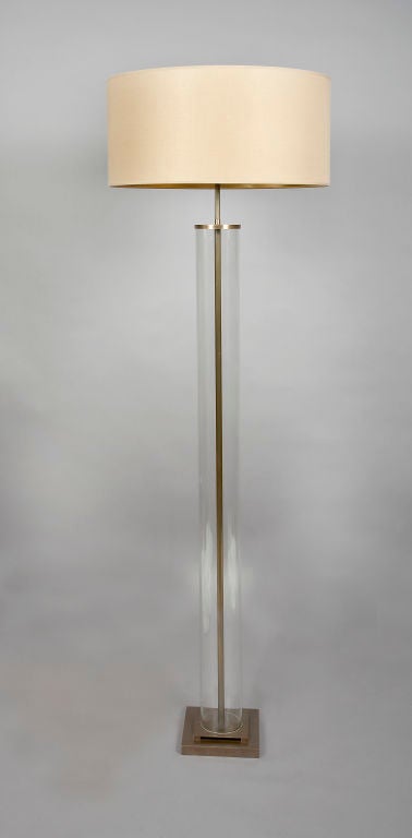 Glass Tube Floor Lamp at 1stDibs | glass tube lamp, tube floor lamps ...