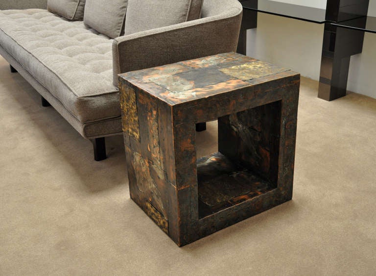 Paul Evans (1931-1987) Patchwork Side Table circa 1960s at 1stDibs