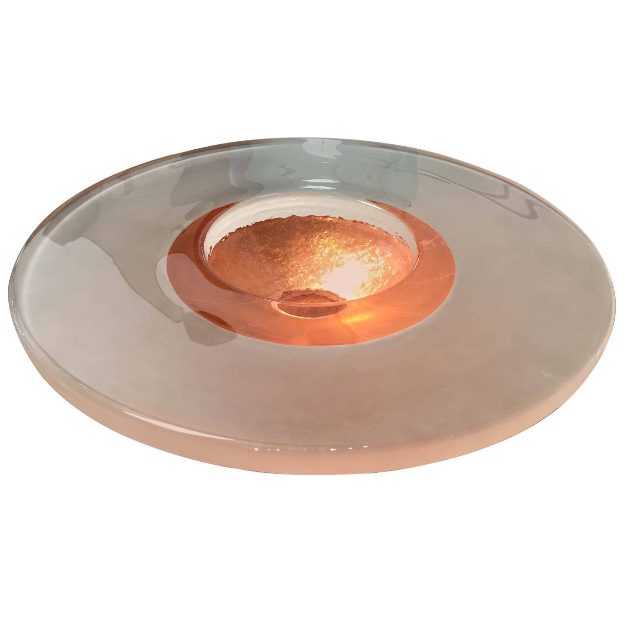 George Bucquet, Signed Hot Cast Glass "Brim Bowl" at 1stDibs | george ...