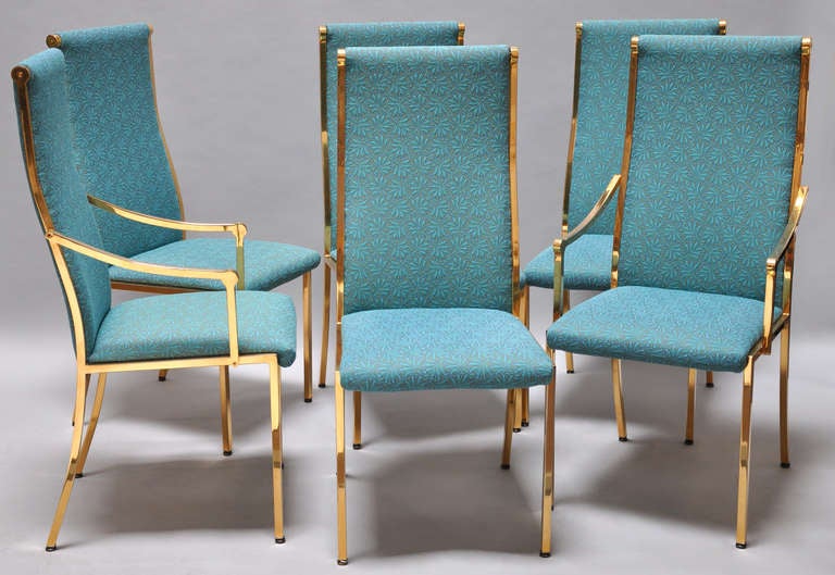 Set of Six Dining Chairs by Mastercraft at 1stDibs
