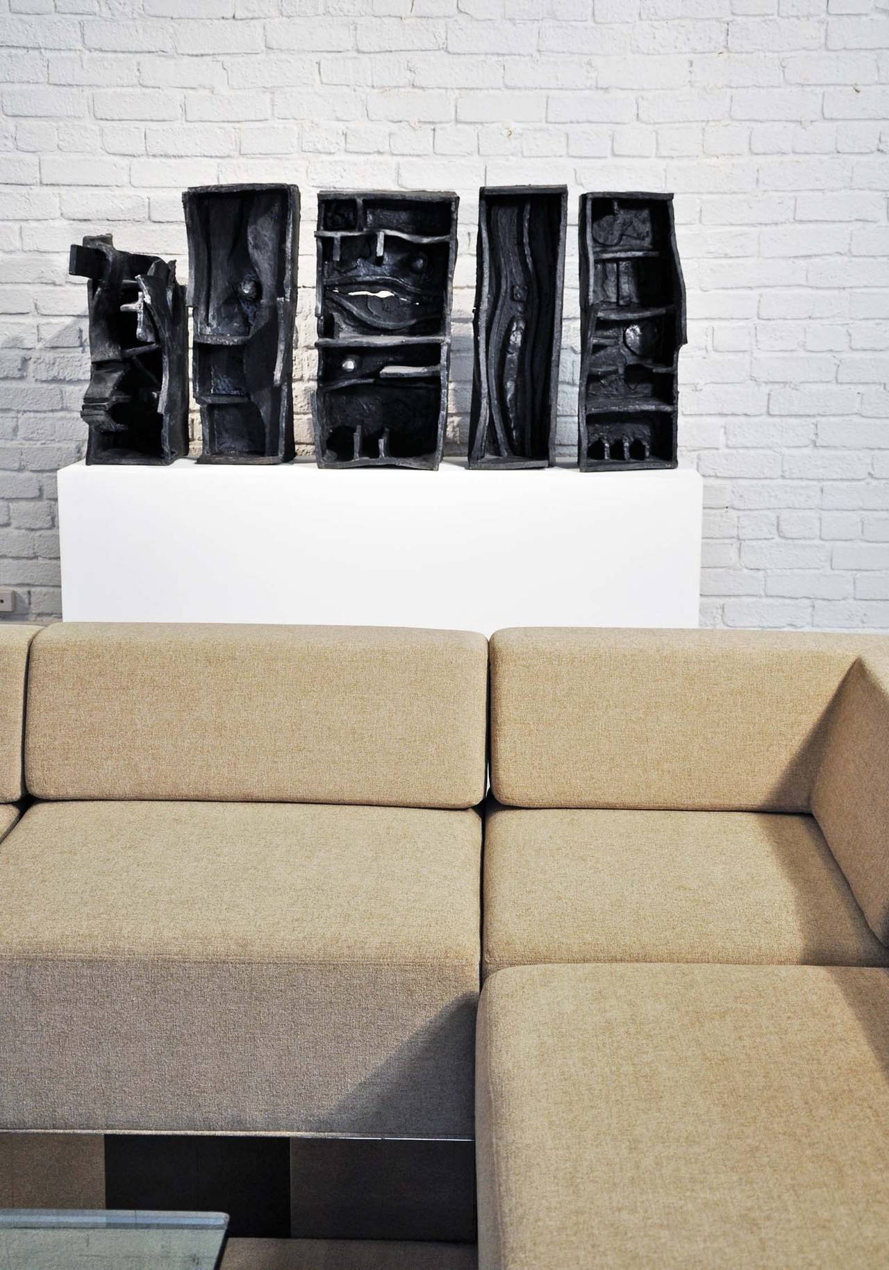 Stan Bitters, Five-Piece Ceramic Assemblage at 1stDibs