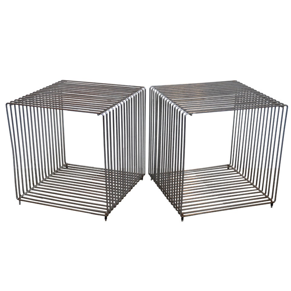 Verner Panton "Pantonova" Side Tables at 1stDibs