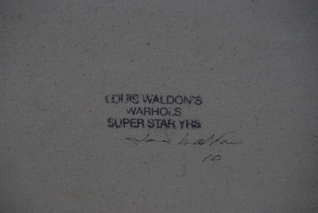 Giant Silver Elvis by Warhol Superstar Louis Waldon at 1stDibs