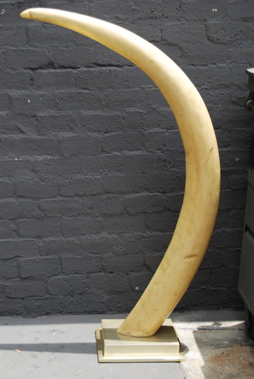 Faux Giant Elephant Tusks by Jean-Charles For Sale at 1stDibs