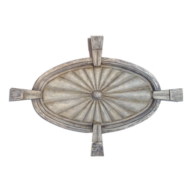 American Classical Revival Painted Wood Architectural Element at 1stDibs