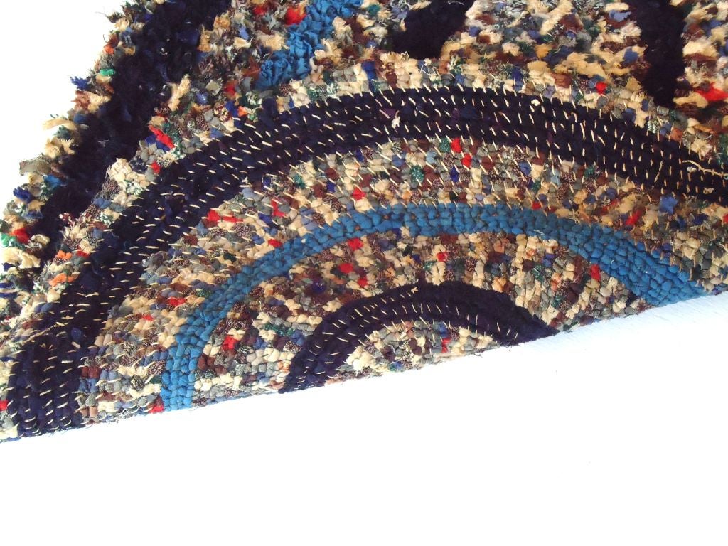 Early 20thc Shaker Style Sheered Rug From New England For Sale at 1stDibs