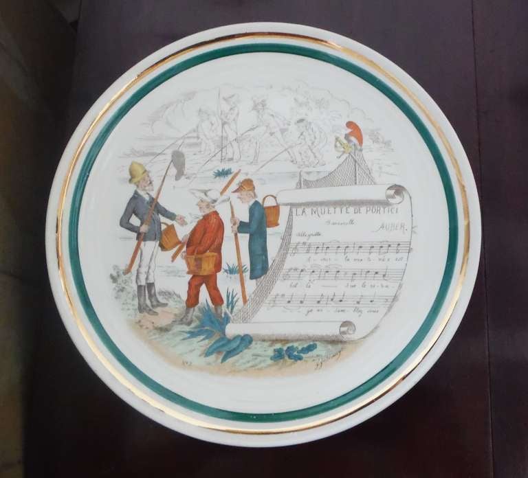 French Opera Plates by Parry Vielle at 1stDibs | opera platea