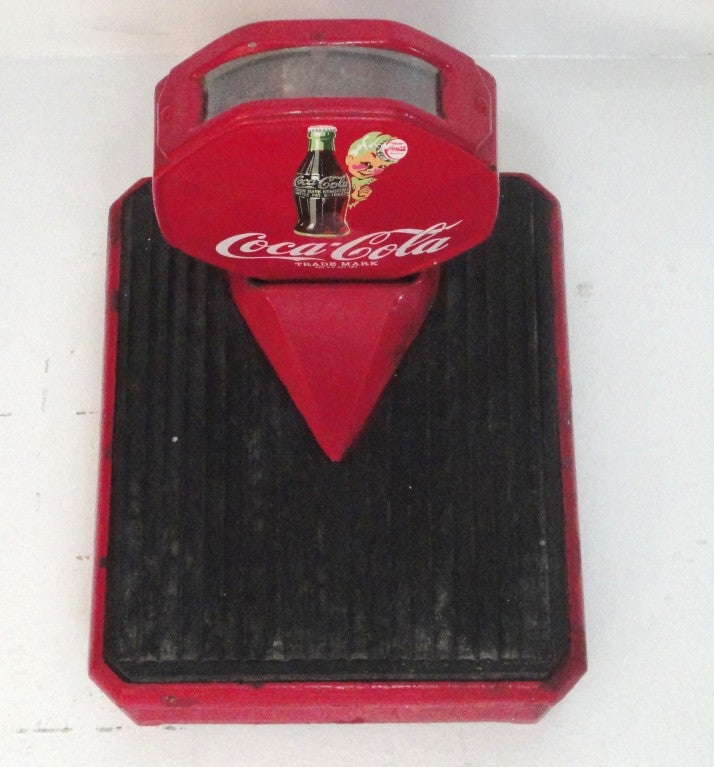 Vintage Coca-Cola Red Painted Iron Weight Scale at 1stDibs | coca cola ...