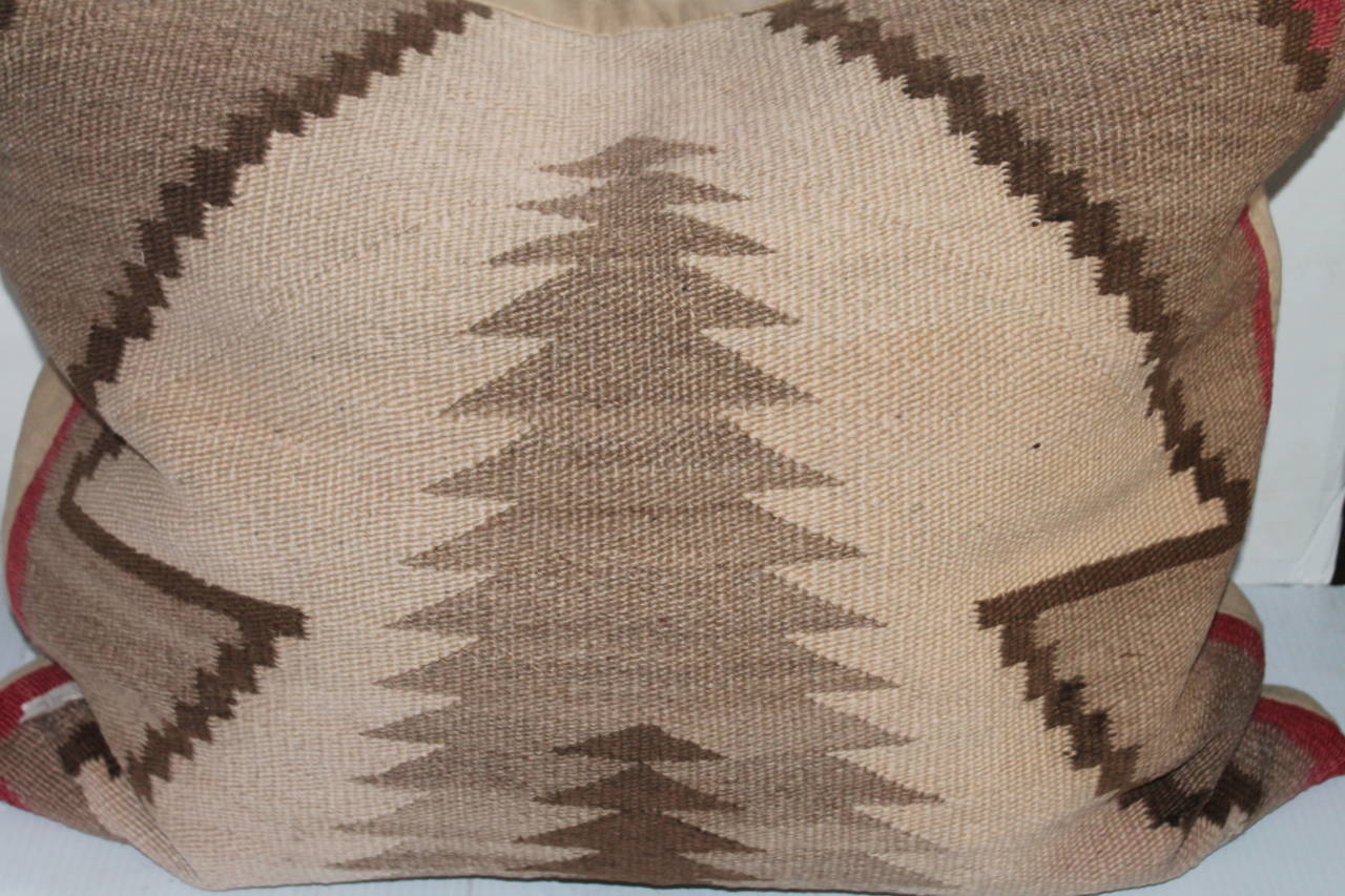 Monumental Early Navajo Weaving Pillow at 1stDibs