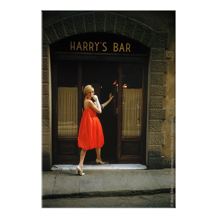Mark Shaw Editioned Photograph-Model at Harry's Bar-Paris 1957 For Sale ...