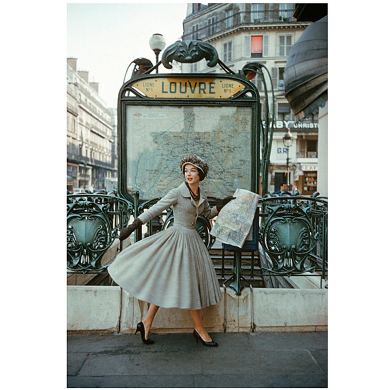 Mark Shaw Limited Edition Photo-Model at Louvre Metro-Paris For Sale at ...