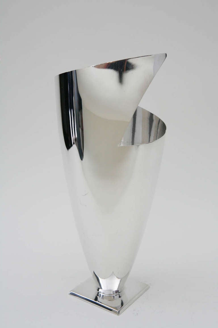 Silver Plate "Wing" Vase by Elsa Rady for Swid Powell at 1stDibs | swid ...