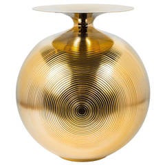 Italian Gilt Round Vessel at 1stDibs