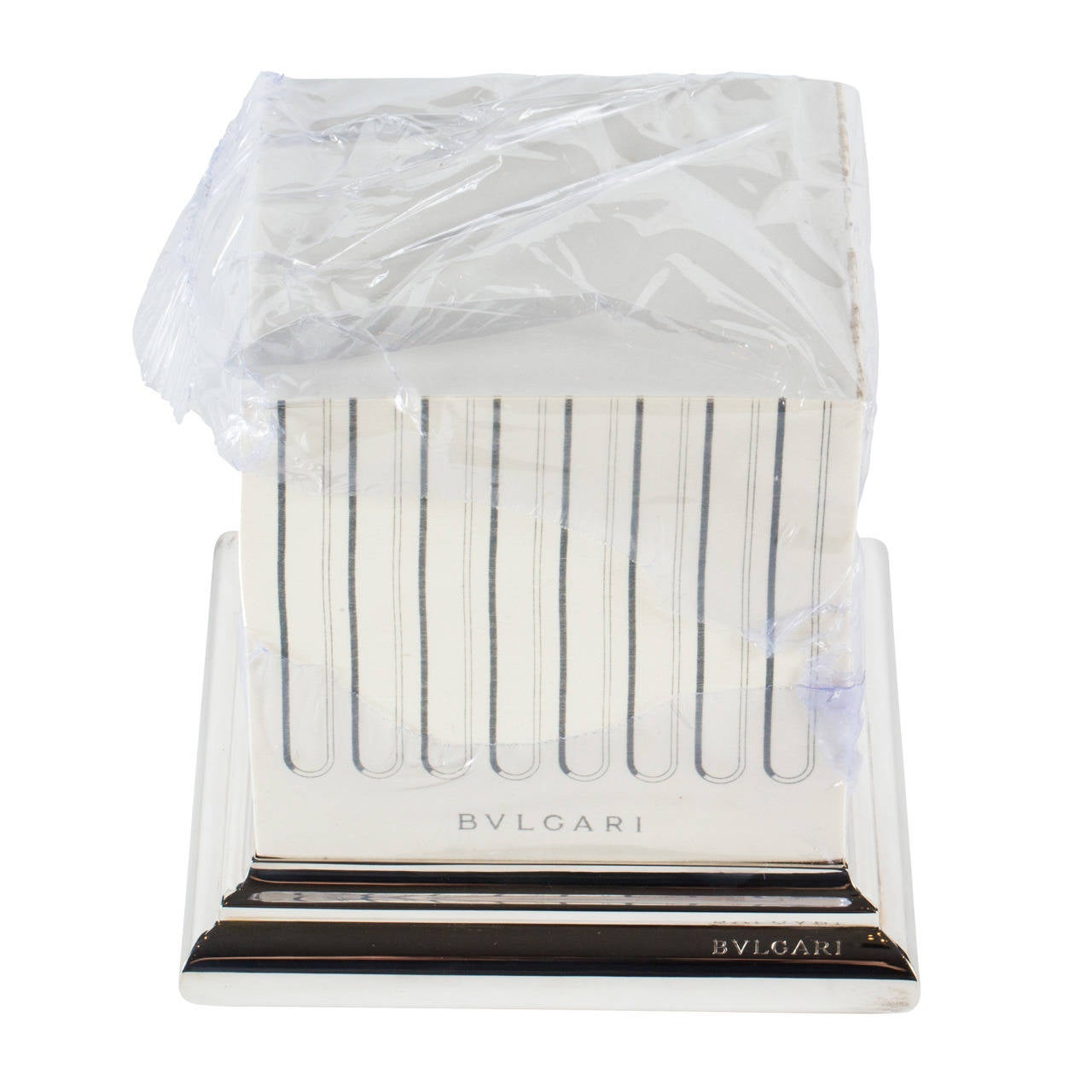 Sterling Silver Notepad Holder by Bulgari at 1stDibs