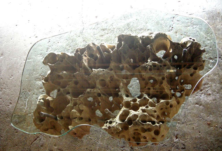 Deep Sea Stone Coffee Table at 1stDibs