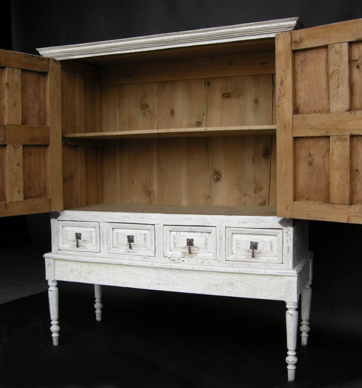 White Washed Cabinet at 1stDibs