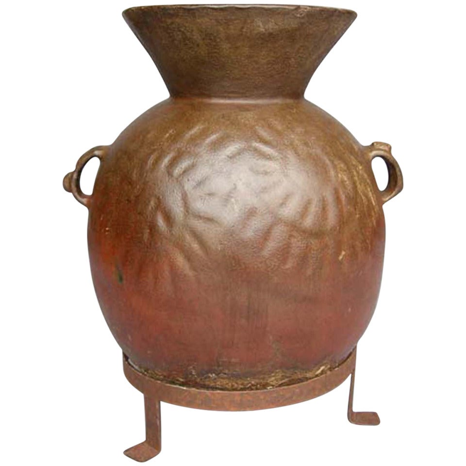 Antique Ceramic Water Storage Pot at 1stdibs