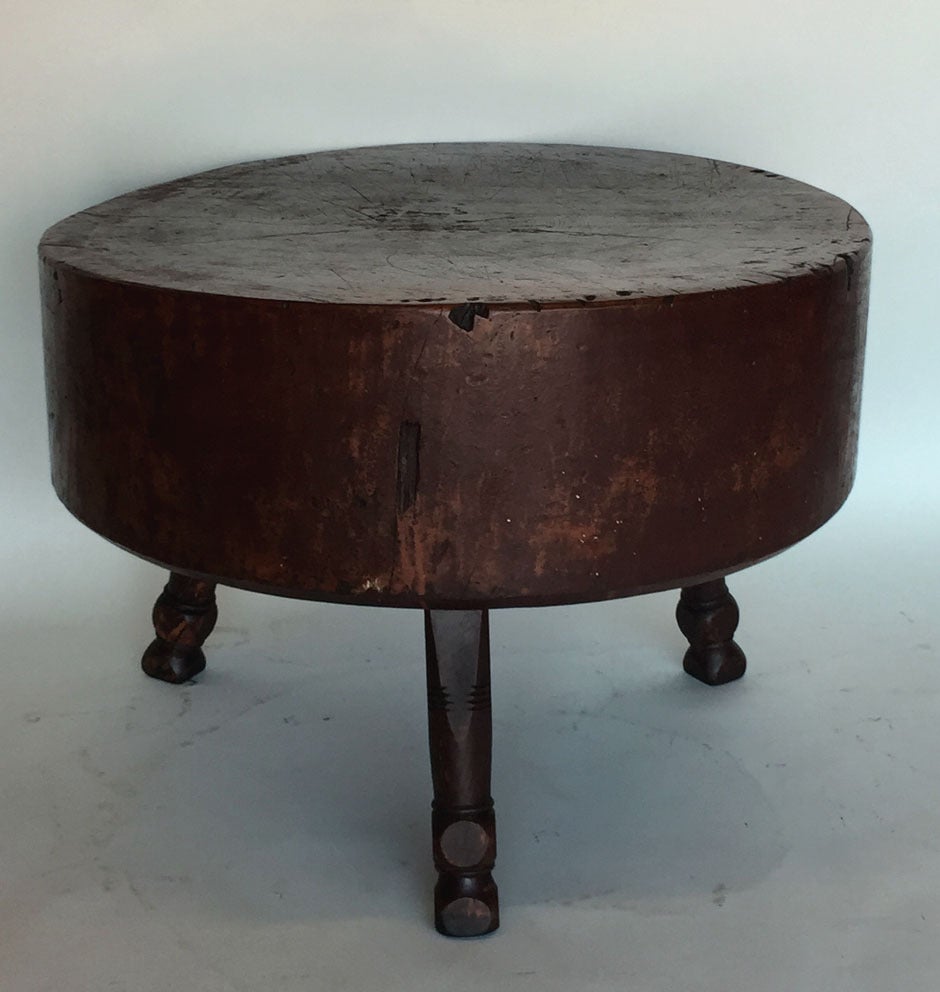 Butcher Block Table at 1stDibs