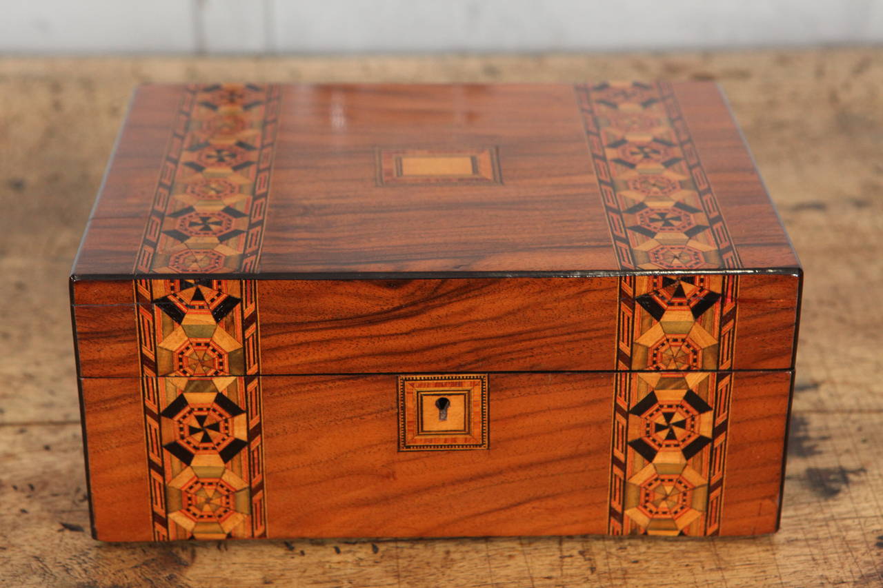19th Century Parquetry Box For Sale at 1stDibs