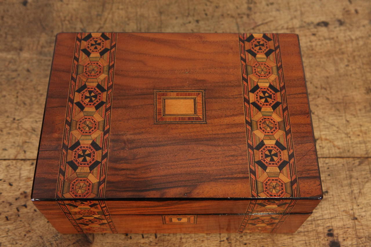 19th Century Parquetry Box For Sale at 1stDibs