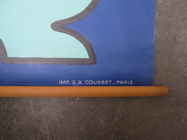 Rare Vesion of Raymond Savignac Monsavon au Lait poster, 1950 at 1stDibs