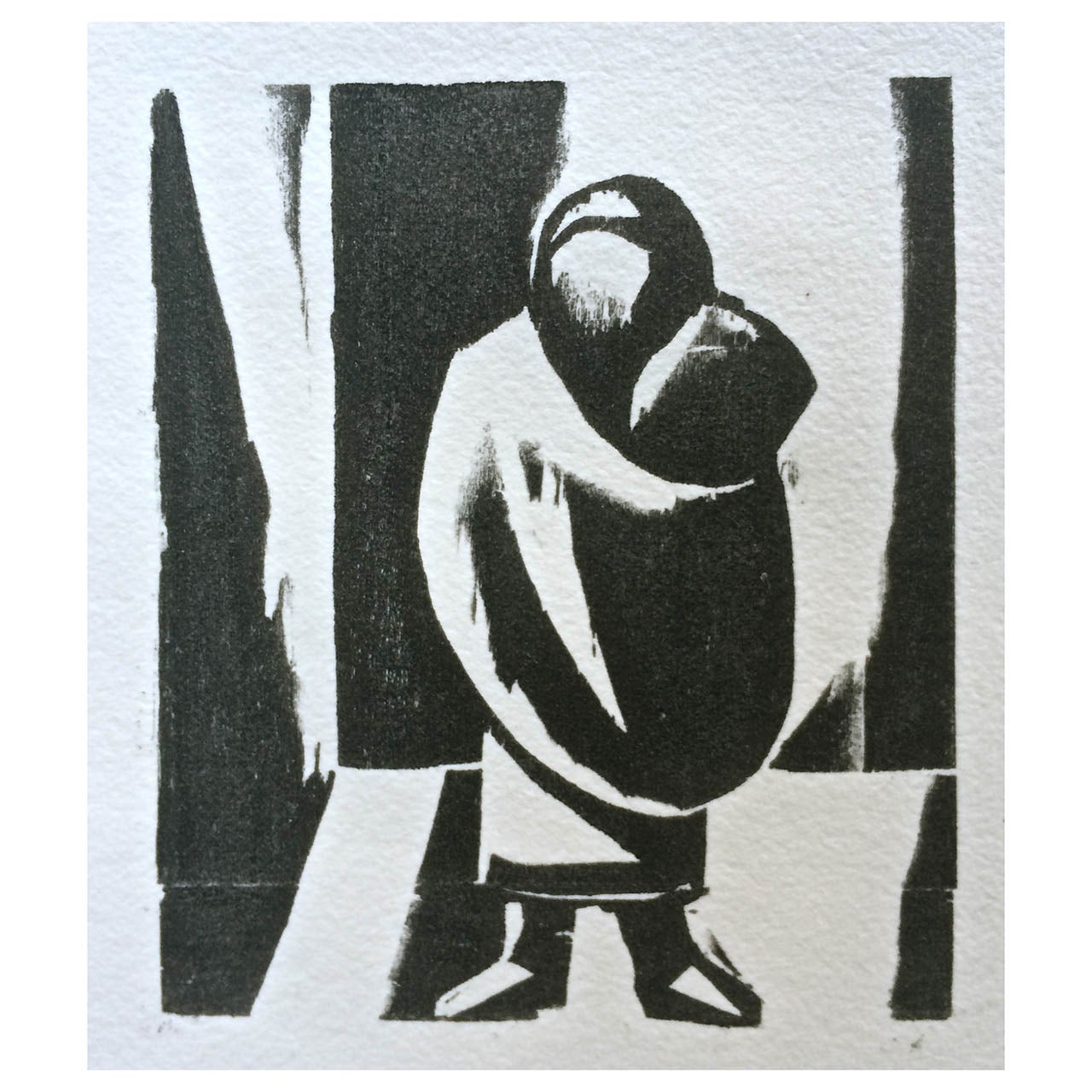 Woodblock Print by Mexican Muralist David Alfaro Siqueiros at 1stDibs