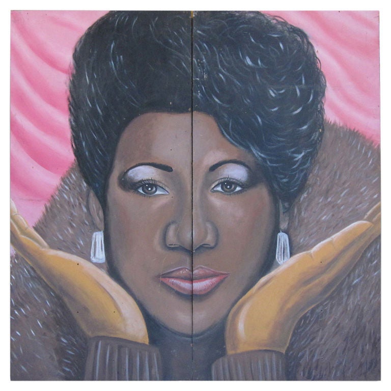 Aretha! The mural. at 1stDibs